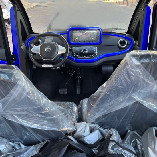 LUQI EV400 M1 Elektrikli Araba 72V 160Ah Lityum Uzun Menzil ...